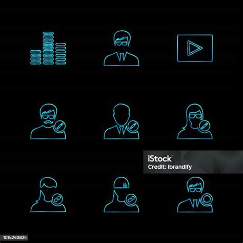 Avtar 사용자 프로필 아바타 이모티콘 이모티콘 Eps 아이콘 설정된 벡터 0명에 대한 스톡 벡터 아트 및 기타 이미지 0명 디자인 벡터 Istock