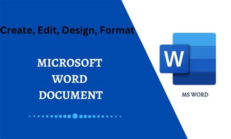 Do Microsoft Word Document Formatting Creating Editing By Varsha1420