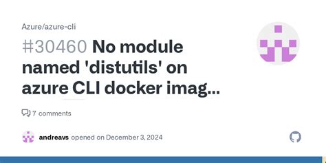 no module named distutils on azure cli docker image with `ml