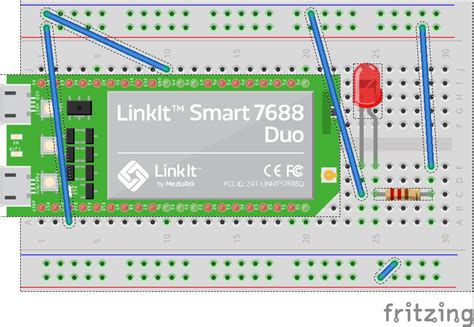 Controlling Led With Firmdata · Linkit Smart 7688 E Book For Nodejs