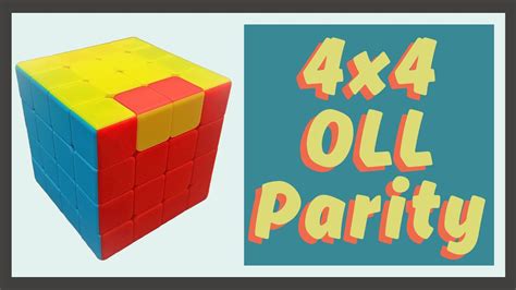 How To Solve The Oll Parity On A 4x4 Puzzle Cube Youtube