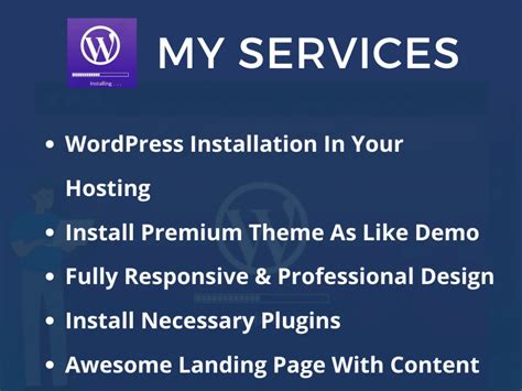 install wordpress theme and plugins on your website in 3 hours upwork
