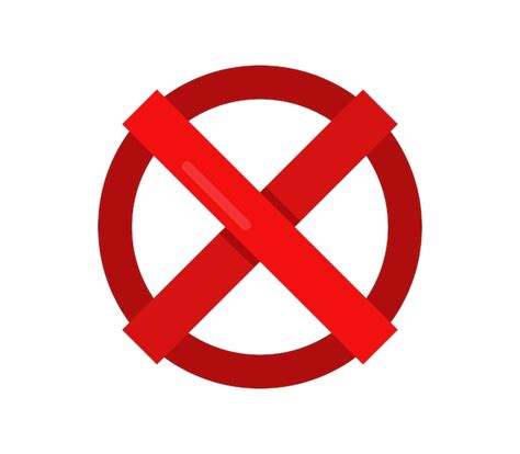 Premium Vector Error Sign