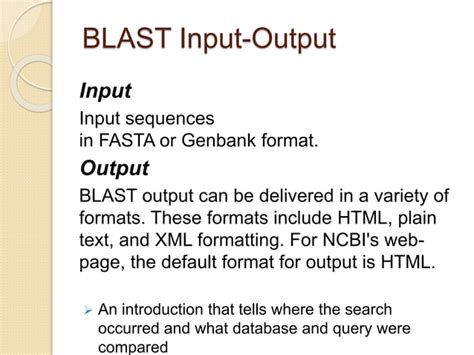 blast basic local alignment search tool pptx