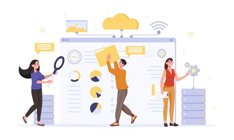 Software Installation Concept Royalty Free Vector Image