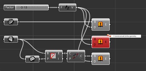 Bug Extrude Component Surface Input Error Grasshopper Mcneel Forum