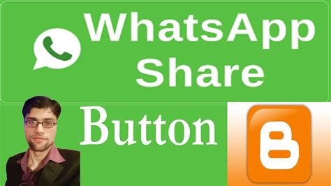 How To Add Whatsapp Share Button To Blogger Youtube