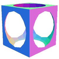 Three Js ThreeJS Create Cube Where The Surfaces Are Transparent Instead Of The Cube Volume