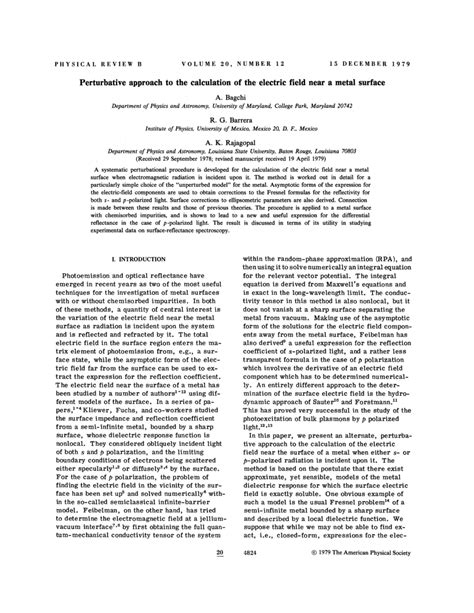 Pdf Conductivity Of A Semi Infinite Electron Gas Effective Optical