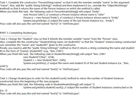 Solved In Java This Is The Code That Must Be Used Public Chegg Com