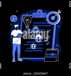 Agile Project Management Abstract Concept Vector Illustration Agile
