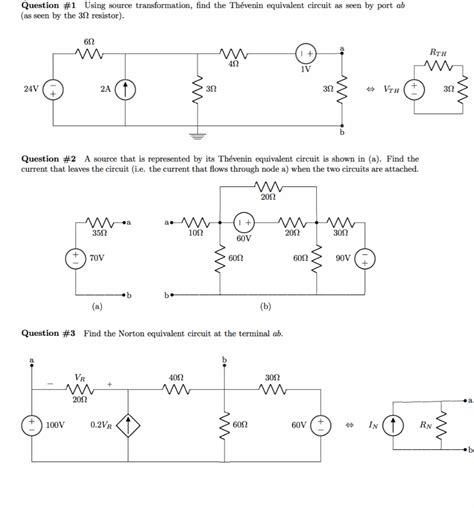 solved question 1 using source transformation find the
