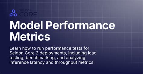 model performance metrics seldon core 2
