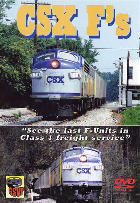 Csx Fs Last F Units In Class 1 Freight Service Dvd