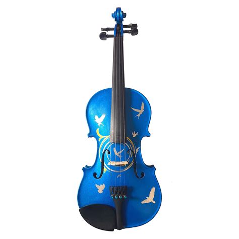 Bird Heaven Deluxe Metallic Violin Outfit With Case And Bow Rozannas
