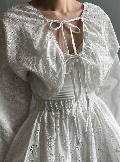 마르키즈 폴레 리본 볼레로 가디건