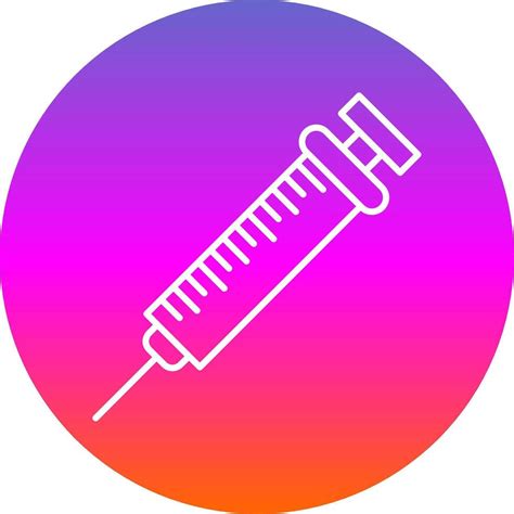 Injection Line Gradient Circle Icon 38738973 Vector Art At Vecteezy