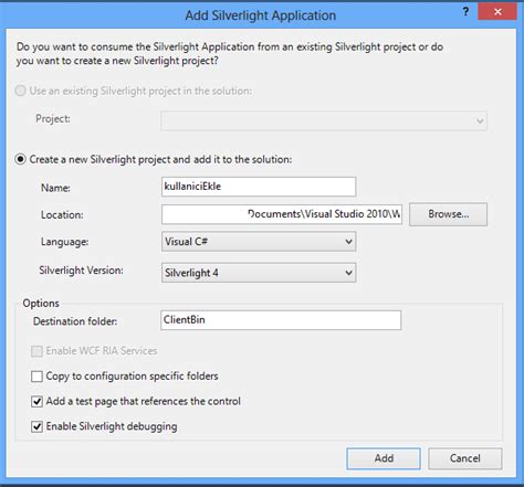 Silverlight Linq Ve Wcf Service Ile Veritabanına Veri Ekleme Orhantoprak