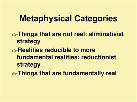 Ppt What Are The Metaphysical Issues Powerpoint Presentation Free