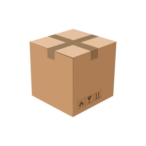 Vector Cardboard Box 09 23092647 Vector Art At Vecteezy