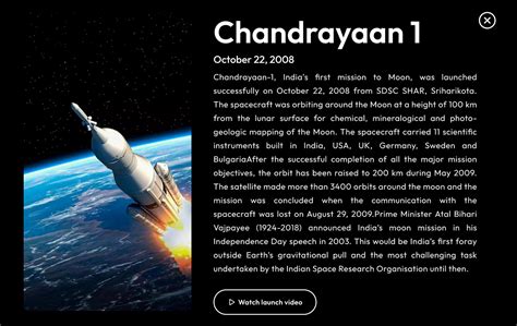 Interaction Design Of ISRO Website Landing Page On Behance