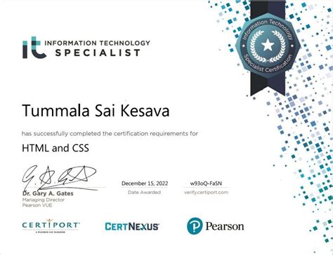 Sai Keshava Tummala On Linkedin Html Css Training Gratitude Connections Certified