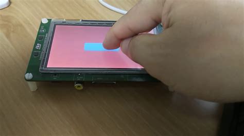 Stm32f746 Touchgfx 포팅 시험 Youtube