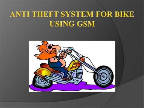 Anti Theft Security System For Vehicle Pptx