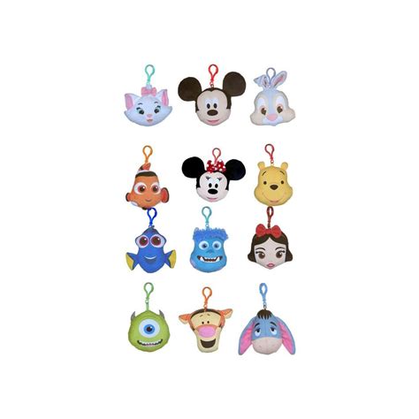 Disney Assorted Face Keychain • Plush World