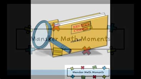 Secret Codes Roman Numerals By Mansker Math Moments Tpt