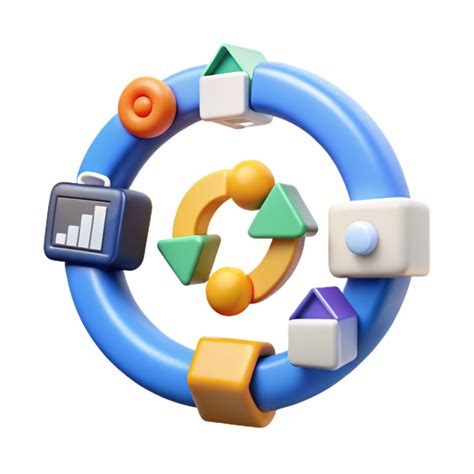 Circular Data Flow System Integration Process Optimization 55924985 Png