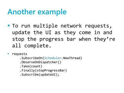 Reactive Extensions Rx Ppt