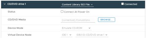 How To Mount A Content Library Iso On A Vm Lucd Notes