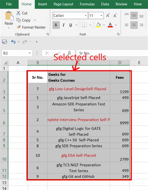 How To Sort Data By Color In Excel GeeksforGeeks