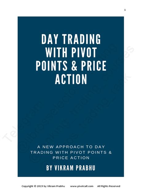 Day Trading With Pivot Points And Price Aaction Vikram Prabhu Download Free Pdf Market Trend