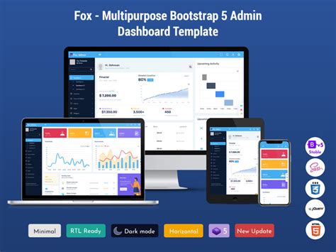 Fox Multipurpose Bootstrap Admin Dashboard Template MultiPurpose Themes