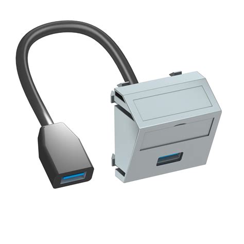 Usb 2 0 3 0 Connection 1 Module Slanting Outlet With Connection