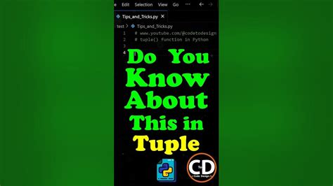 Do You Know About This In Tuple Python Coding Programming Youtube
