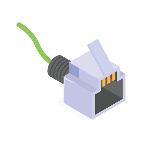 Ethernet Connector For High Speed Network And Internet Connections
