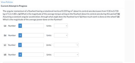 Solved View Policies Current Attempt In Progress The Angular