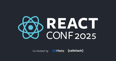 react conf 2025 october 7 8 henderson nevada and online join us