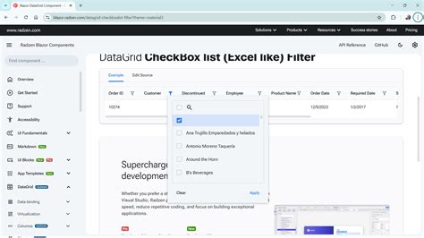 Filteringsorting Datagrid On Nested Object Property Crashes When There Are Null Items Radzen