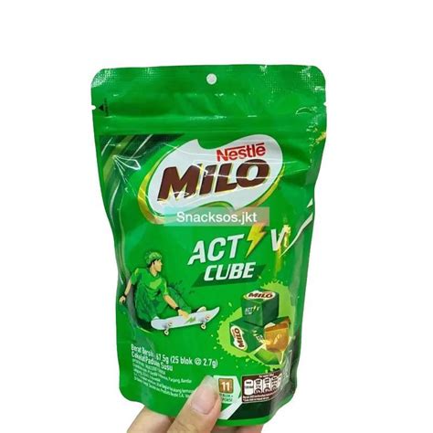 Milo Activ Cube 4 Pack X 25 Pcs 100 Pcs Original Milo Premium