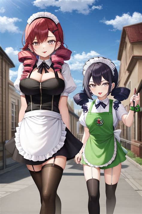Two Brother Was Walk Down Street Become Maids By Shunqterry On Deviantart