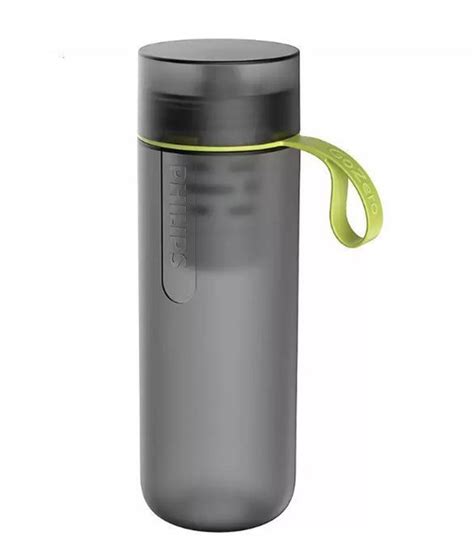 Бутылка с фильтром Philips чёрная многофункциональная для очистки воды ...