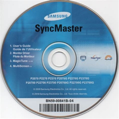 Samsung SyncMaster : Samsung Electronics Co. Ltd. : Free Download ...