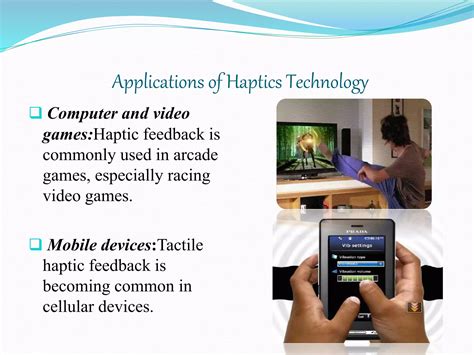 Haptic Touch Feedback Technology Ppt Pptx