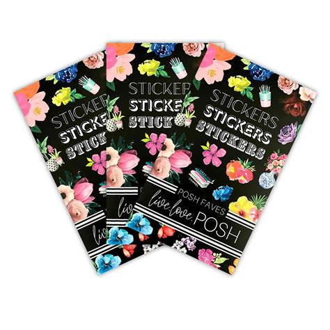 Posh Faves Sticker Book Live Love Posh