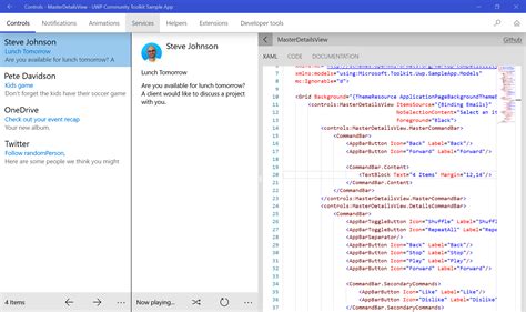 Masterdetailsview Mastercommandbar · Issue 1473 · Communitytoolkit