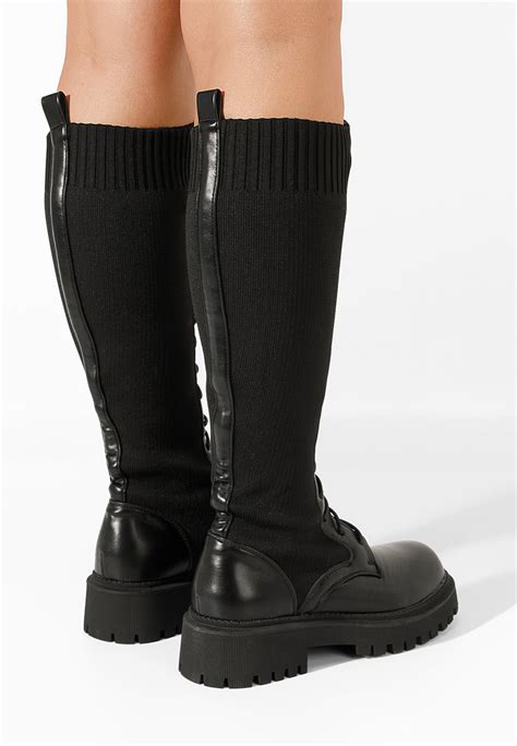 Bocanci Inalti Dama Zerina Negri Zapatos